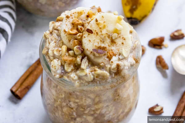 Overnight Oatmeal Pisang Coklat – Hock
